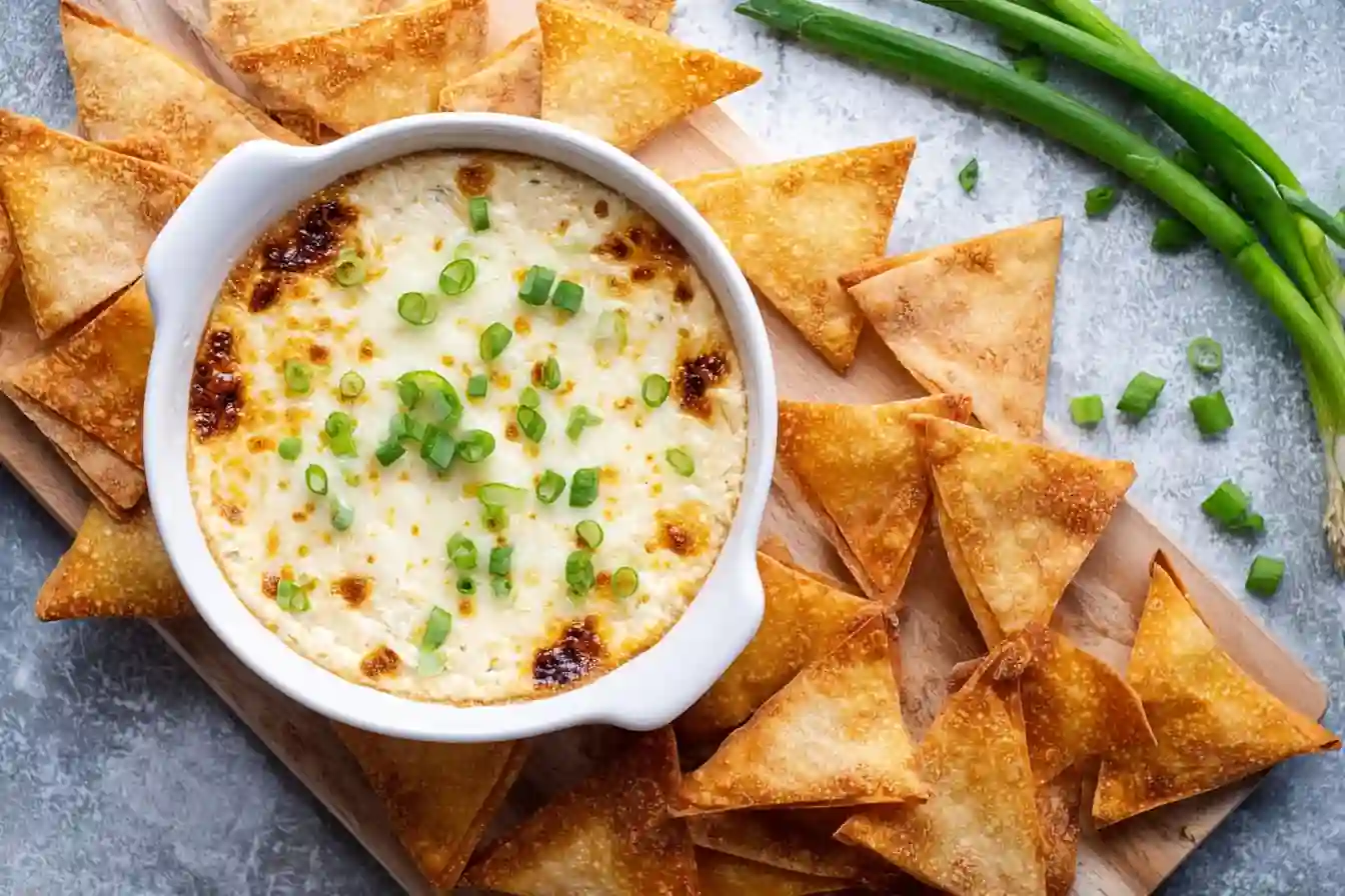 Simple Crab Rangoon Dip with Wonderful Crunch - Cook it Tasty