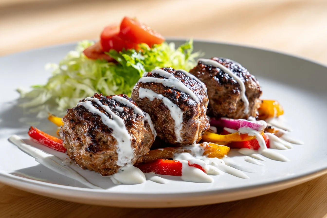 Tray Bake Dinner: Lamb Kofta Meatballs